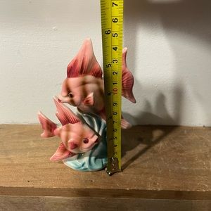 vintage Japan | Art | Vintage Nippon Pink Angel Fish Ceramic Figurine ...